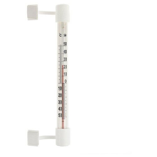 Термометр оконный, мод. ТСН-14/1, от -50°С до +50°С, на "липучке", упаковка картон, микс