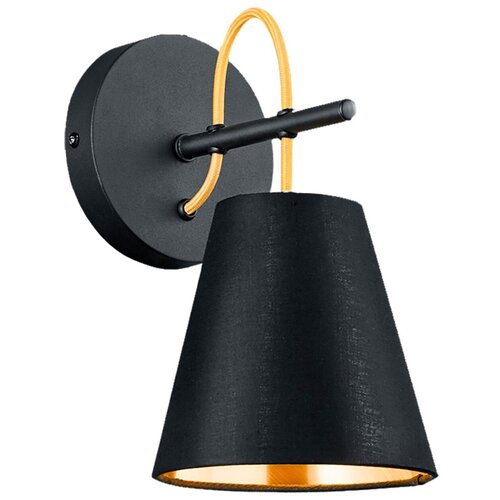 Настенный светильник Lussole Yukon GRLSP-8052, E14, 6 Вт, цвет арматуры: черный