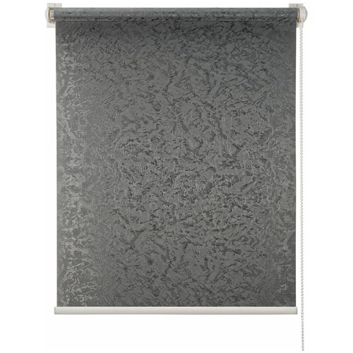 Рулонная штора ПраймДекор, "Фрост", серый, 115х170
