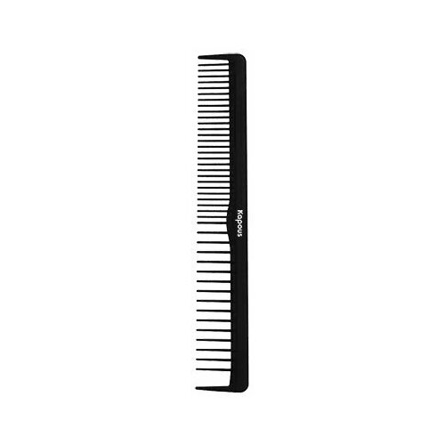 Kapous расческа-гребень парикмахерская Carbon fiber, 17.2 см