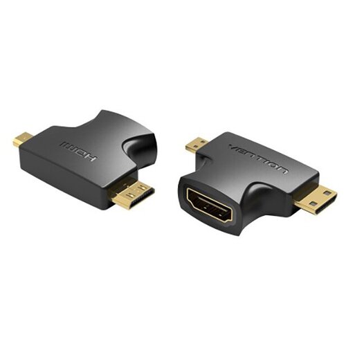 Аксессуар Vention HDMI 19F - Mini HDMI + Micro HDMI AGFB0