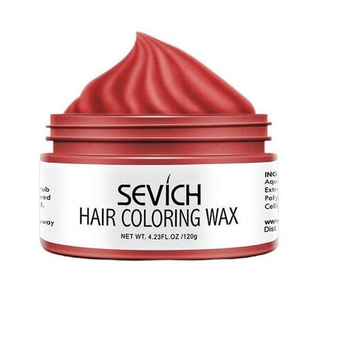 Sevich Окрашивающий цветной воск для волос и бороды, (коричневый), 120 гр