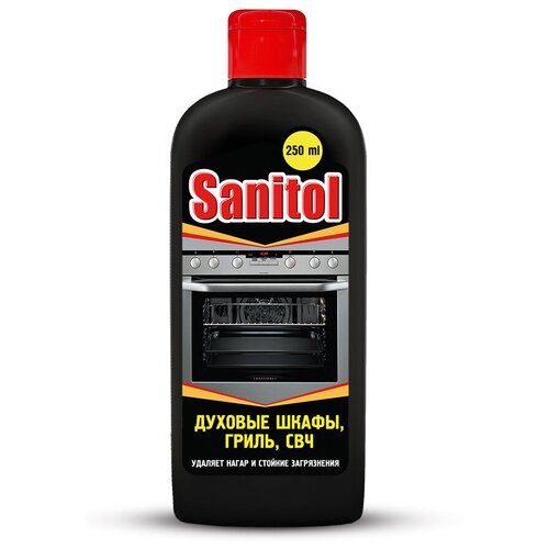 Средство для чистки духовых шкафов, СВЧ, грилей Sanitol, 250 мл