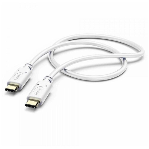 Кабель Hama 00183330 USB Type-C (m) USB Type-C (m) 1м белый