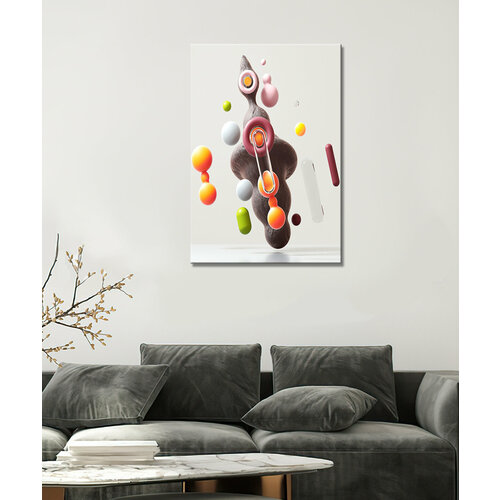 Картина/Картина на холсте для интерьера/Картина на стену/Картина для кухни/ - 3D иллюстрация (30) 20х30