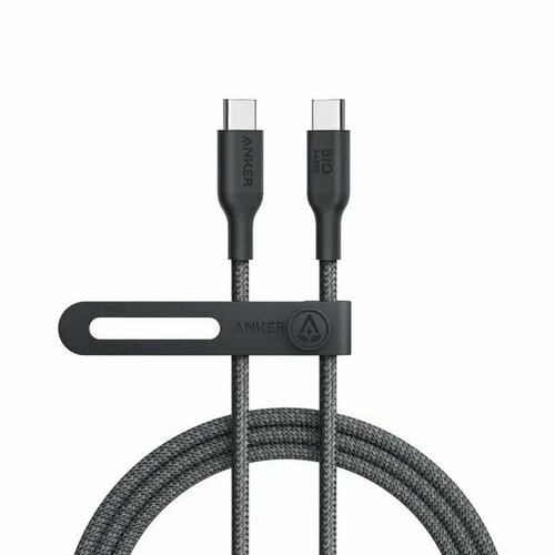 Кабель для зарядки ANKER 544 USB-C to USB-C Cable Bio Nylon 240W 1.8m - Black