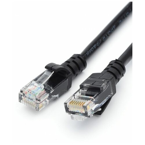 Патч-корд UTP, 0.5 m, литой, RJ45, (GL8160) Cat.5e, черный