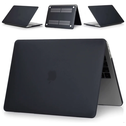 Чехол накладка пластиковая для MacBook Pro Retina 15 2012 2013 2014 2015 Черный матовый Model A1398