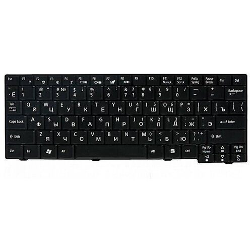 Клавиатура для Acer One D150 D250 531H A110 A150 Черная p/n: ZG5, 9J. N9482.00R, 9J. N9482.20R