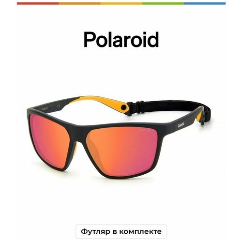 Солнцезащитные очки Polaroid Polaroid PLD 7040/S 71C OZ PLD 7040/S 71C OZ, черный