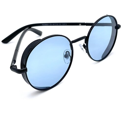 Солнцезащитные очки Smakhtin'S eyewear & accessories, черный, голубой