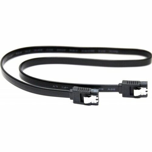 Кабель 5BITES Sata / V2.0 / 0.5M / Black (Sata2-750S-BK)