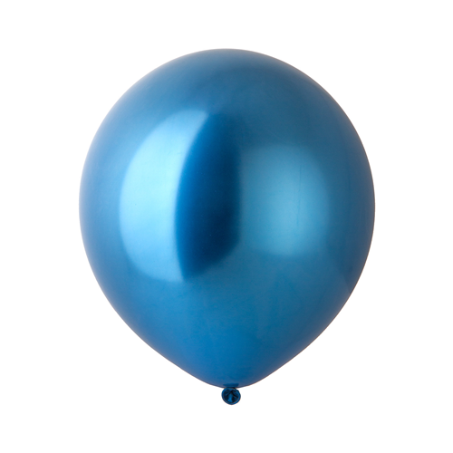 Шар латексный ненадутый Е 18" Хром Blue 45 см (10 в уп)