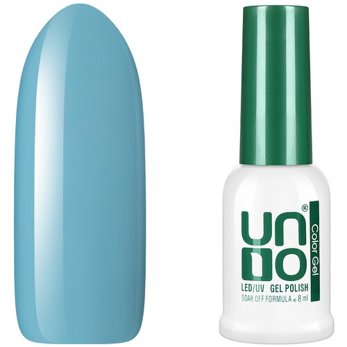 Гель лак для ногтей UNO Color Gel № 71, Misty Turquoise, 8 мл