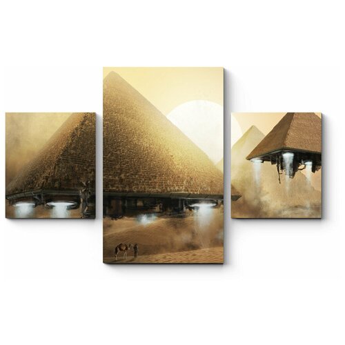 Модульная картина Секрет пирамид 90x59