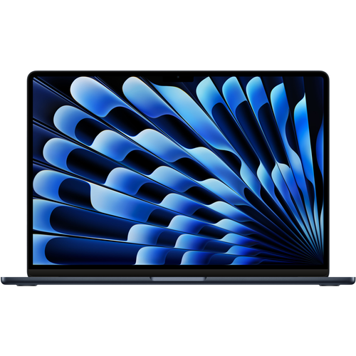 Apple MacBook Air 15" (M2, 8C CPU/10C GPU, 2023), 8 ГБ, 256 ГБ SSD, «полуночный черный» Русская раскладка