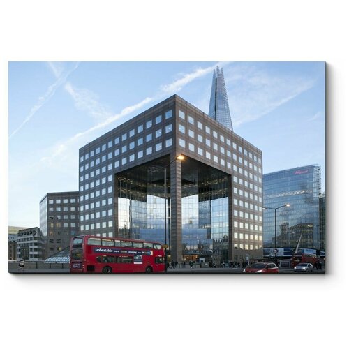 Модульная картина Современная архитектура Лондона 110x73