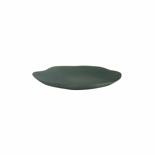 Тарелка ROOMERS TABLEWARE Shell, 22.6 см, каменная керамика, цвет бирюзовый (L9004-CU)