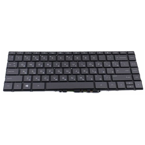 Клавиатура для HP Spectre x360 15-bl100ur ноутбука с подсветкой
