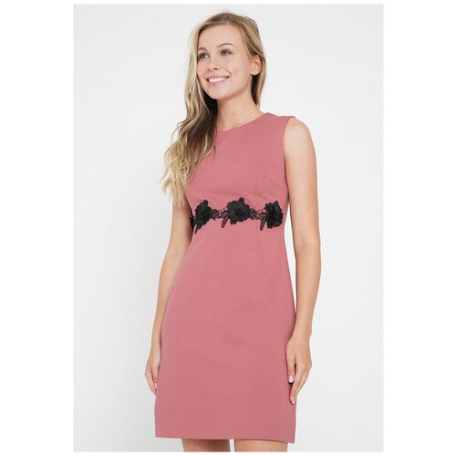 Платье Мадам Т, размер 54, розовый