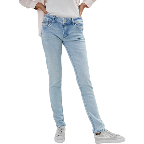 Джинсы зауженные Pepe Jeans, размер 26/32, голубой