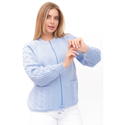 Пиджак Текстильная Мануфактура, размер 50, голубой