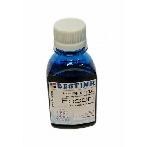 Чернила InkTec Epson Light-Cyan E0010-100MLC 100 мл фасовка Bestink