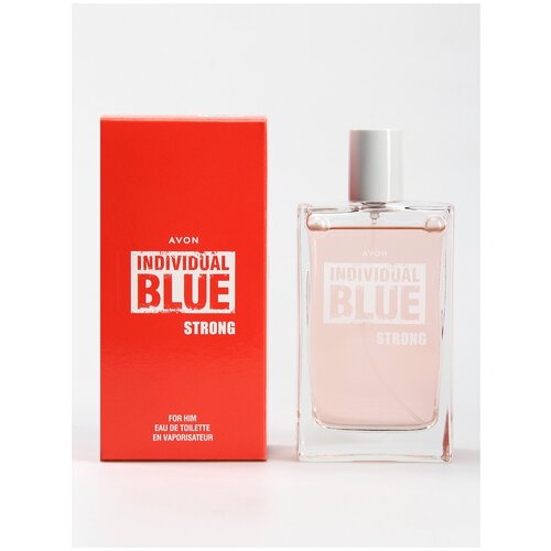 Мужская туалетная парфюмерная вода Individual Blue Strong Avon, 100мл / духи эйвон для мужчин / парфюмированная / парфюм / парфюмерия