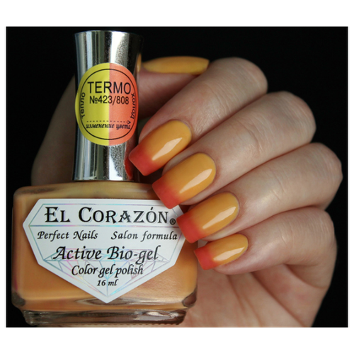 EL Corazon лак для ногтей Termo, 16 мл, №423/808