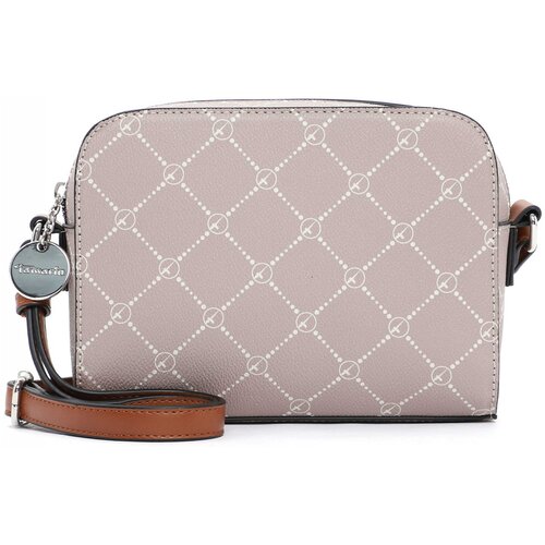 Комплект сумок кросс-боди Tamaris, фактура зернистая, серый, розовый