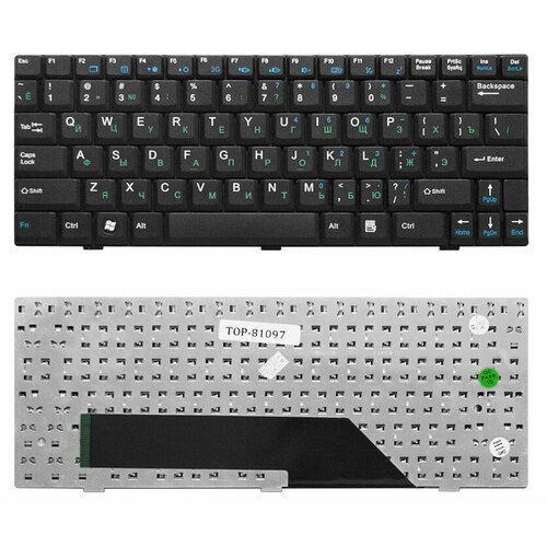 Клавиатура для MSI S1N-1URU2G1-C54 черная