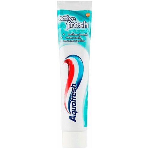 Зубная паста Aquafresh Заряд Свежести с ментолом