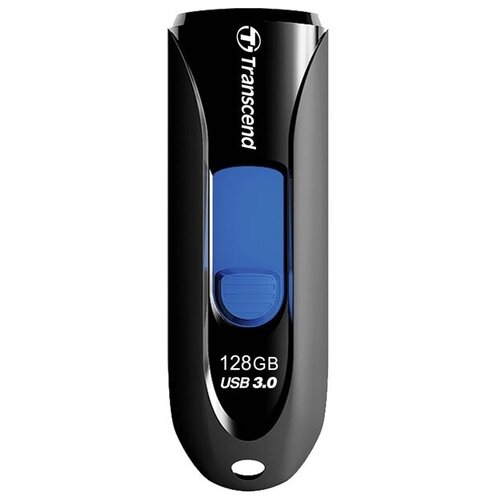 USB флешка Transcend JetFlash 790 128Gb USB 3.0 black (90/45 Mb/s)