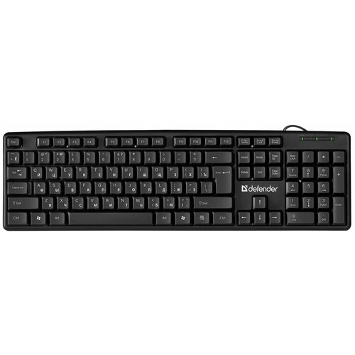 Defender Element HB-520 Keyboard, USB, черная, проводная