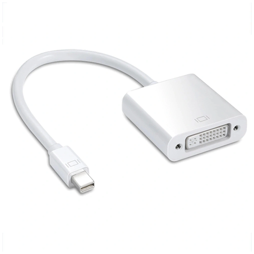Кабель интерфейсный PNY MiniDP-DVI White, 0,2 м, Mac compatible A-DM-DV-W01