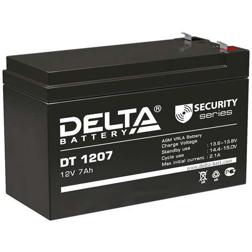 Аккумулятор UPS 12В 7.2А. ч Delta HR 12-7.2