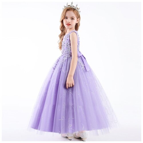 Платье, размер 130, фиолетовый