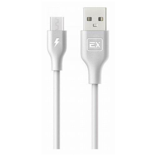 Кабель EXPLOYD USB - Micro USB (EX-K-481), 1 м, 1 шт., белый