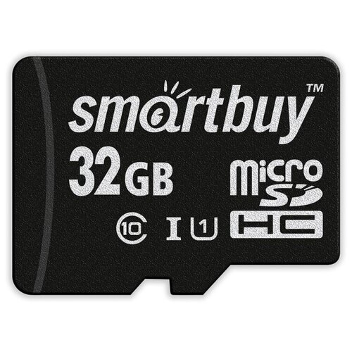 Карта памяти MicroSD 32 Гб + адаптер / SD карта SmartBuy High Speed 32GB Class 10 SB32GBSDCL10-01LE (Карта памяти микро СД для телефона, фотоаппарата)