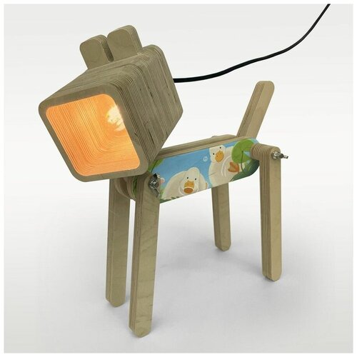 Настольная лампа светильник "Собака" модель Эстетика - 88