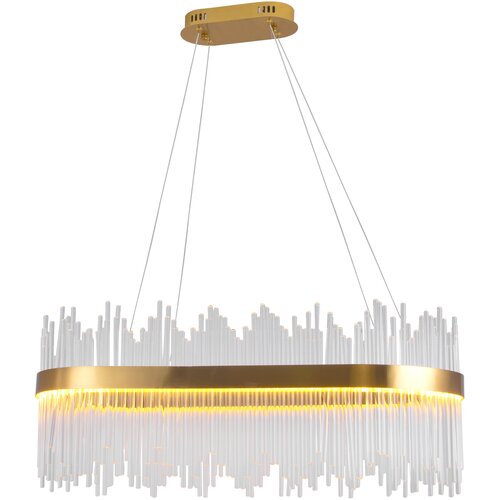 Светодиодный подвесной светильник Moderli V6070-PL Celebria золотой, прозрачный