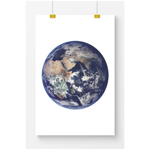 Постер на стену для интерьера Postermarkt Земной шар, размер 40х50 см, постеры картины для интерьера в тубусе