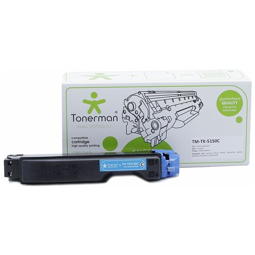 Картридж Tonerman TK-5150C для Kyocera Ecosys P6035, P6035CDN; M6035, M6035CIDN, M6535, M6535CIDN