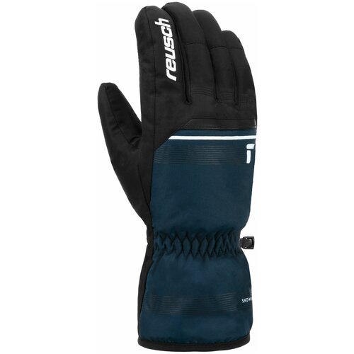Перчатки Reusch, размер 11, черный, синий