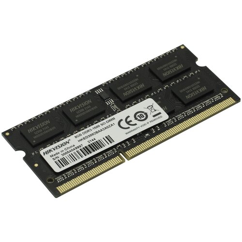 Оперативная память Hikvision 8 ГБ DDR3 1600 МГц SODIMM CL11 HKED3082BAA2A0ZA1/8G