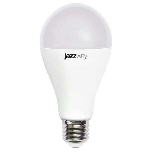 Лампа светодиодная PLED-LX 20Вт A65 грушевидная 5000К холод. бел. E27 | код 5028043 | JazzWay (3шт. в упак.)