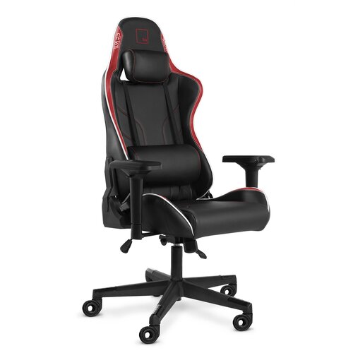 Компьютерное кресло WARP Xn игровое, обивка: искусственная кожа, цвет: черный/красный