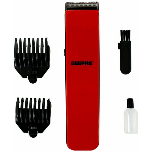Машинка для стрижки волос GEEPAS GTR8712, красный
