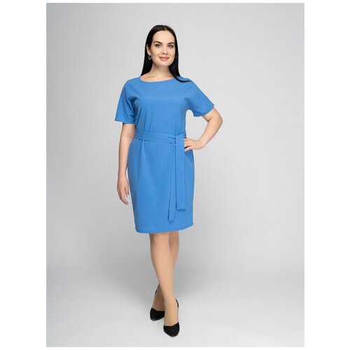 Платье DiSORELLE, размер 54, голубой