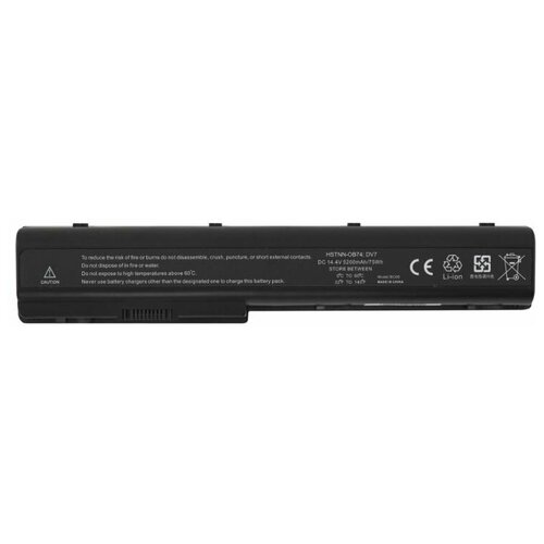 Аккумулятор (батарея) для ноутбука HP Pavilion DV7-1020 (HSTNN-IB75 14,4V 5200 mAh)